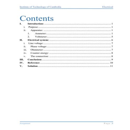 Electrical fundamental assignment | PDF