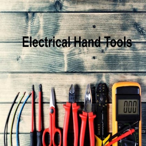 Comprehensive Guide to Electrical Hand Tools for Installation and ...