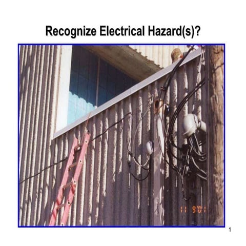 Electrical hazard | PPTX