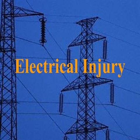 electrical injuries in pathophysiology medicine | PPT