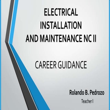 Electrical Installation and Maintenance Career Guidance.pptx