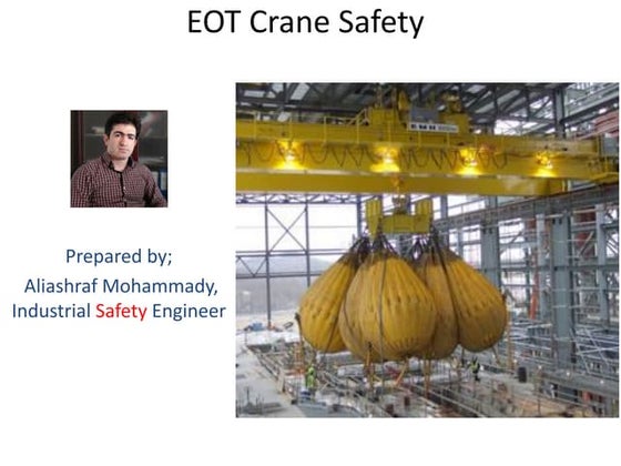 EOT Crane Inspection Check list, helpful for safety officers during ...