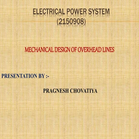 Electrical power system | PPTX