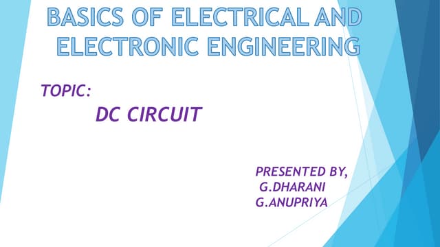 Electric Circuits cheat sheet | PDF