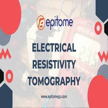 Electrical Resistivity Tomography | Land survey | PDF
