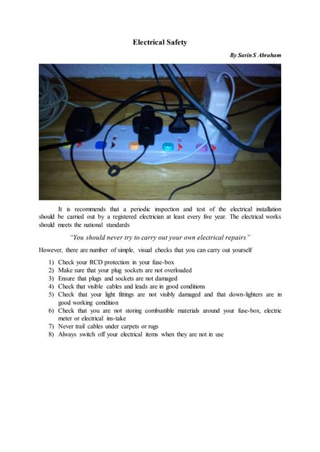 Specification required for Earthing | DOCX