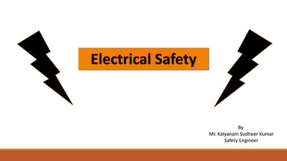 Electrical safety ppt | PDF