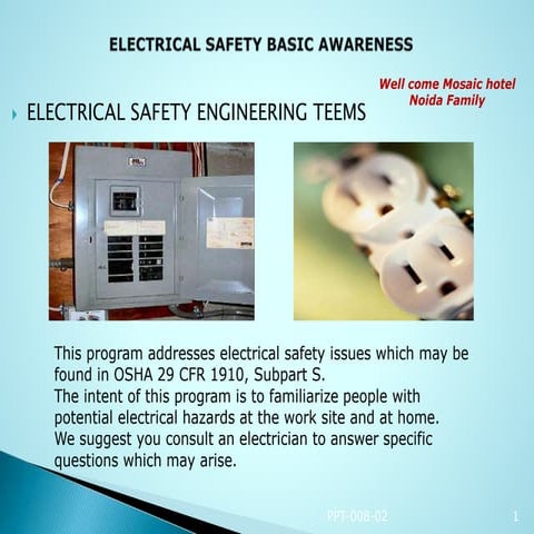 Electrical safety.ppt trianing | PPT