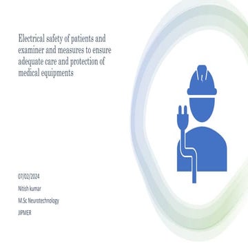 Electrical safety principles, procedures and guidelines | PPTX