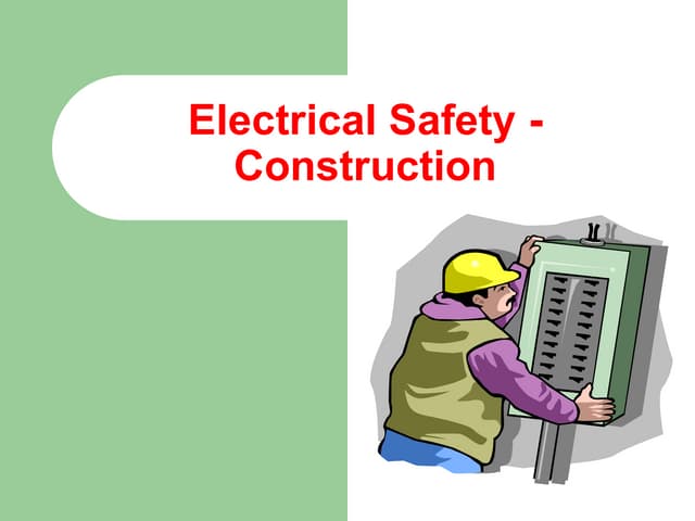 Electrical Safety Tips | PPTX