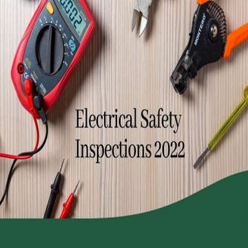 Electrical safety inspections 2022 | PPT