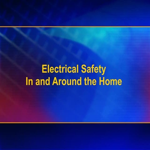 Electrical safetypowerpointpresentation | PPT