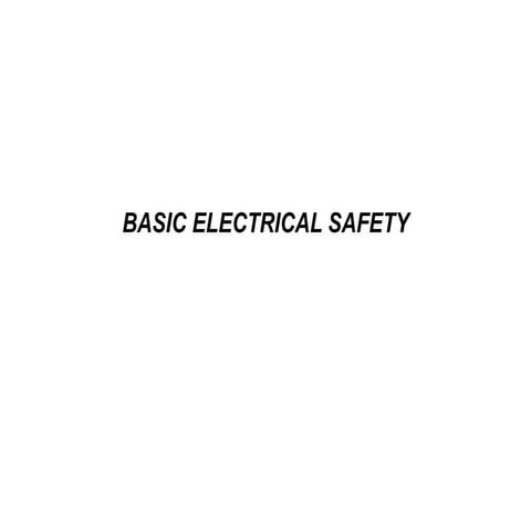 Electrical Safety Training & First Aid ppt.pptx