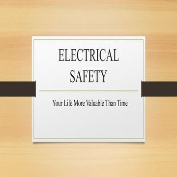 First aid rescue for electrical safety in | PDF