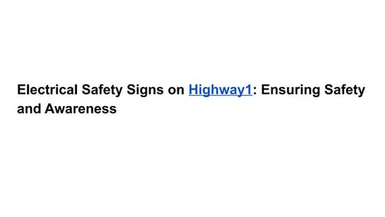 Electrical Safety Signs.pptxUnderstanding Electrical Safety Signs on ... Electrical Safety Signs.pptxUnderstanding Electrical Safety Signs on ...