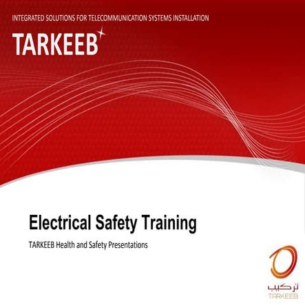 Electrical safety training | PPTX