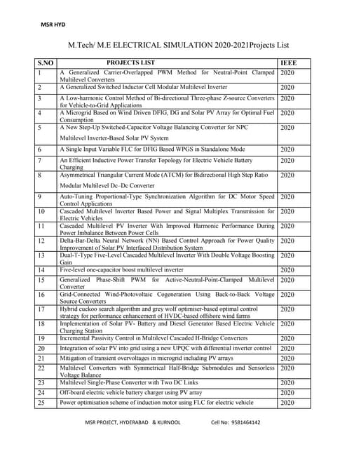 Electronics engineering- Embedded system projects | PDF