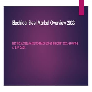 Electrical Steel Market Size, Share, Forecast 2025-2035.pdf