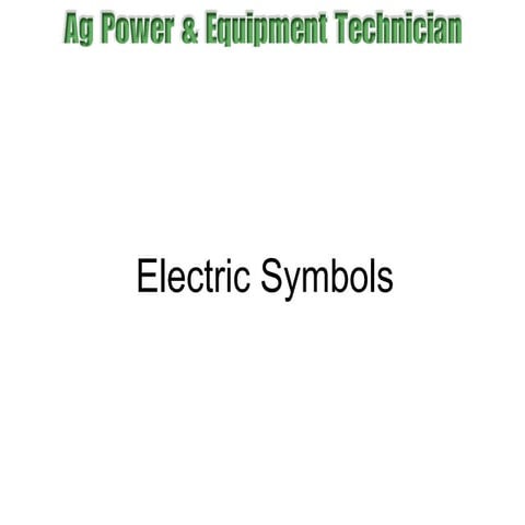 Electrical symbols | PPT