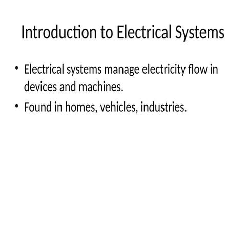 Electrical_System_Presentation.pptx_elec | PPTX