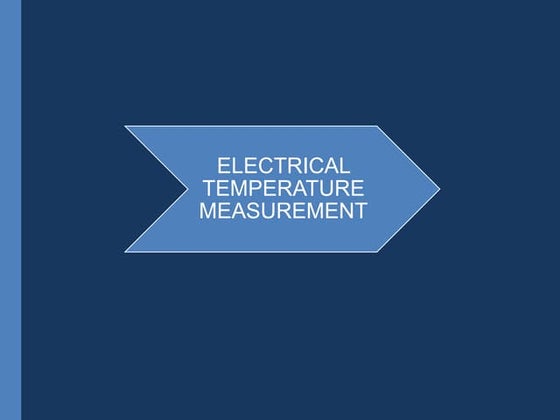 Temperature measurement (THERMOCOUPLE) | PPTX | Physics | Science