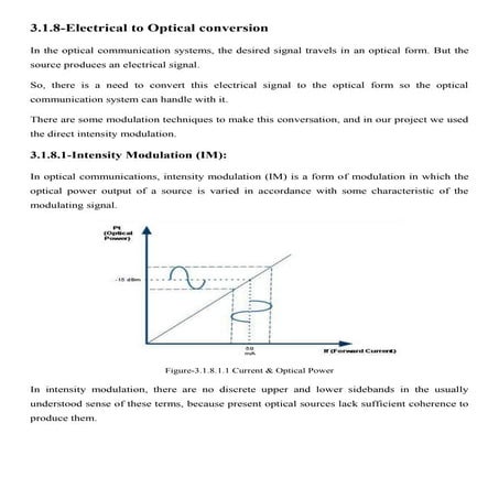 Electrical to optical conversion final | PDF