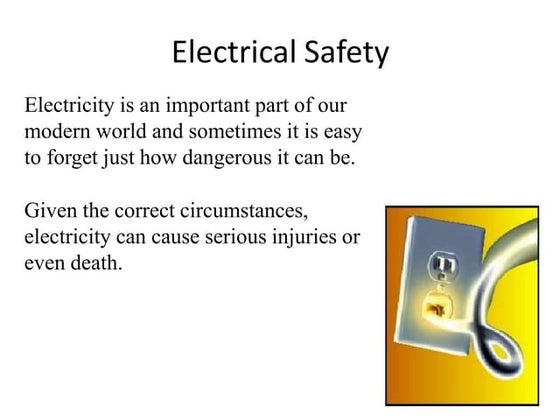 Complete Guide to Electrical Safety in the Workplace | PPT