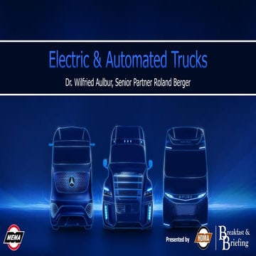 Electric and Automated Trucks IAA Commercial Vehicles | PDF