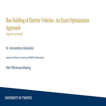 Electric buses presentation | PDF