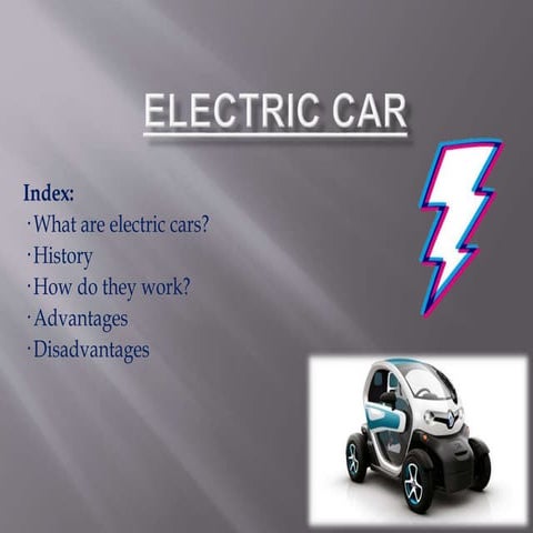 Electric car | PPT