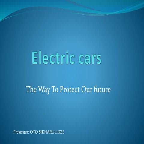 Electric cars | PPT