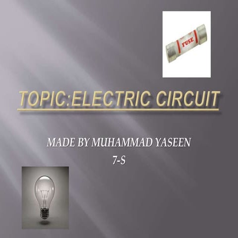 Electric circuit | PPT