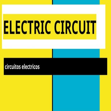 Electric Circuit Pptx Presentation Technical School Pptx