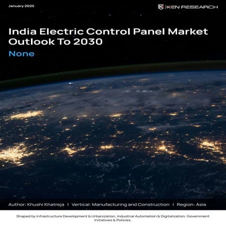 India Electric Control Panel Market Forecast – Sample Report | Ken ...