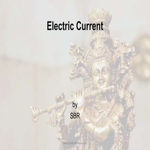 Electric current | PPT
