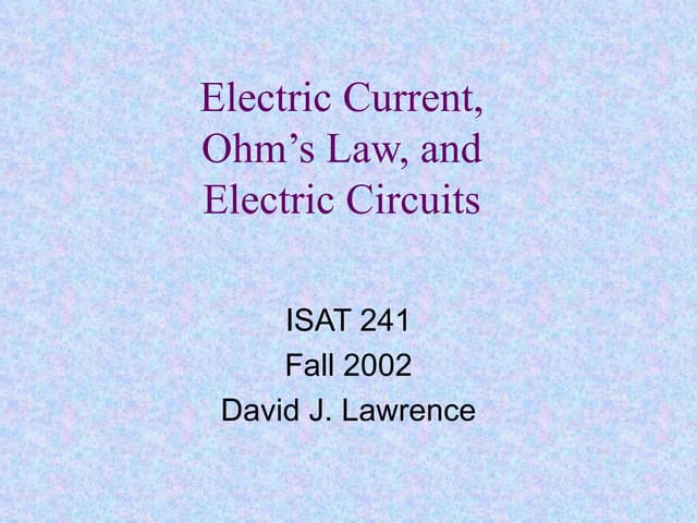 Factors affecting resistance | PPTX