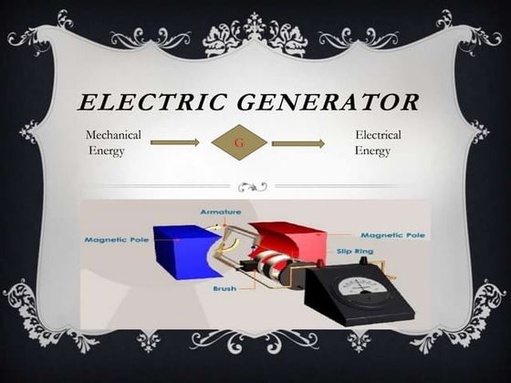 Electric motor and generator | PPT
