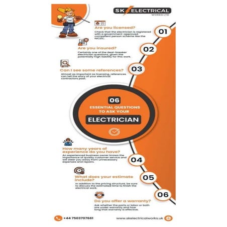 Six essential questions to ask your electrician in epsom | PDF