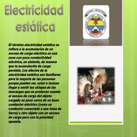 Eletricidad estatica | PPT