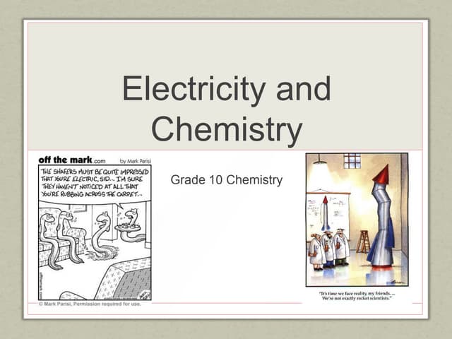 Electrolysis | PPT