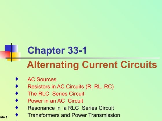 Basic Electrical Engineering- AC Circuit | PDF | Physics | Science