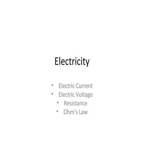 Electricity | PPT