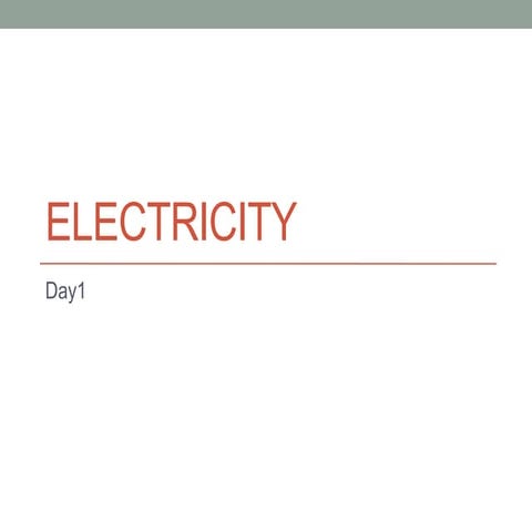 Electric current | PPTX