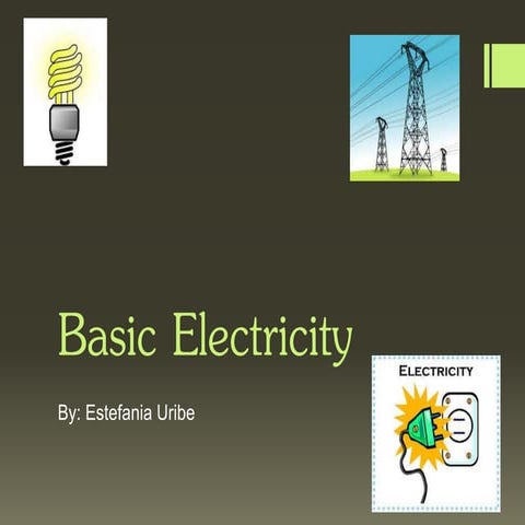 Basic Electricity 4th grade level | PPTX