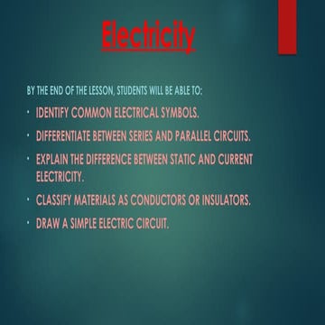 science 8 electricity lesson plan | DOCX
