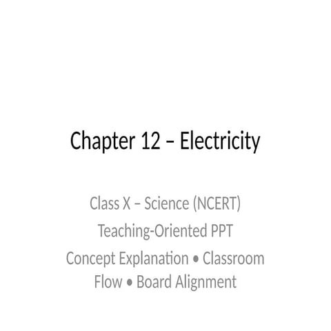 Electricity Short and Simple Explanation.pptx