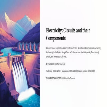 Electricity Circuits And Their Components 2 Pdf 7th Class Science
