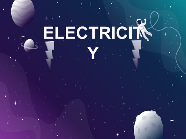 Electricity Mind Map Pdf