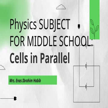 Electricity - parallel circuit - Middle School.pptx