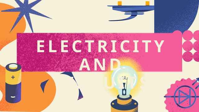 Electricity and Circuits for Grade 9 students | PPT
